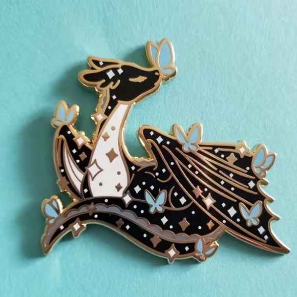 Jewelry | 315 Whimsical Fairy Dragon Pin Brooch | Poshmark